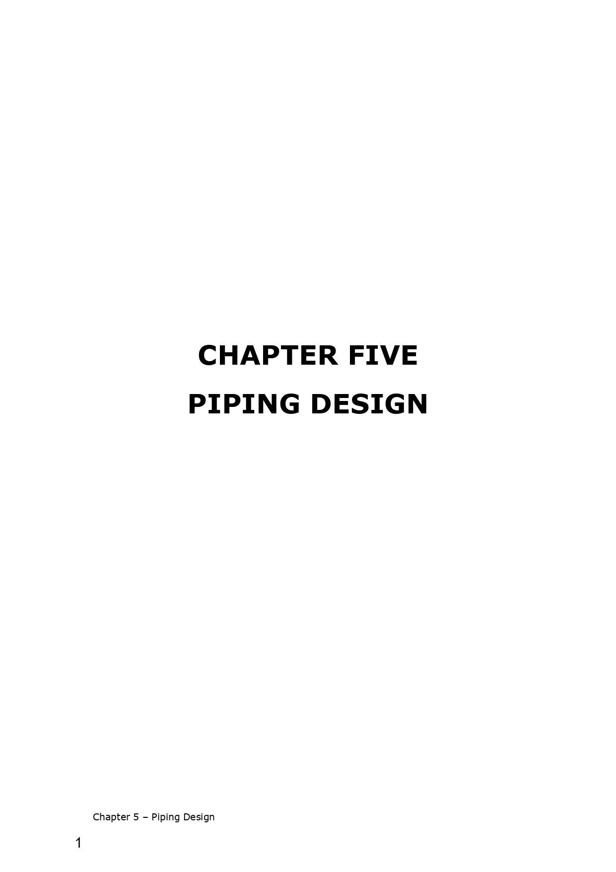 Chapter Five Piping Design - AquaEnergy Expo Knowledge Hub