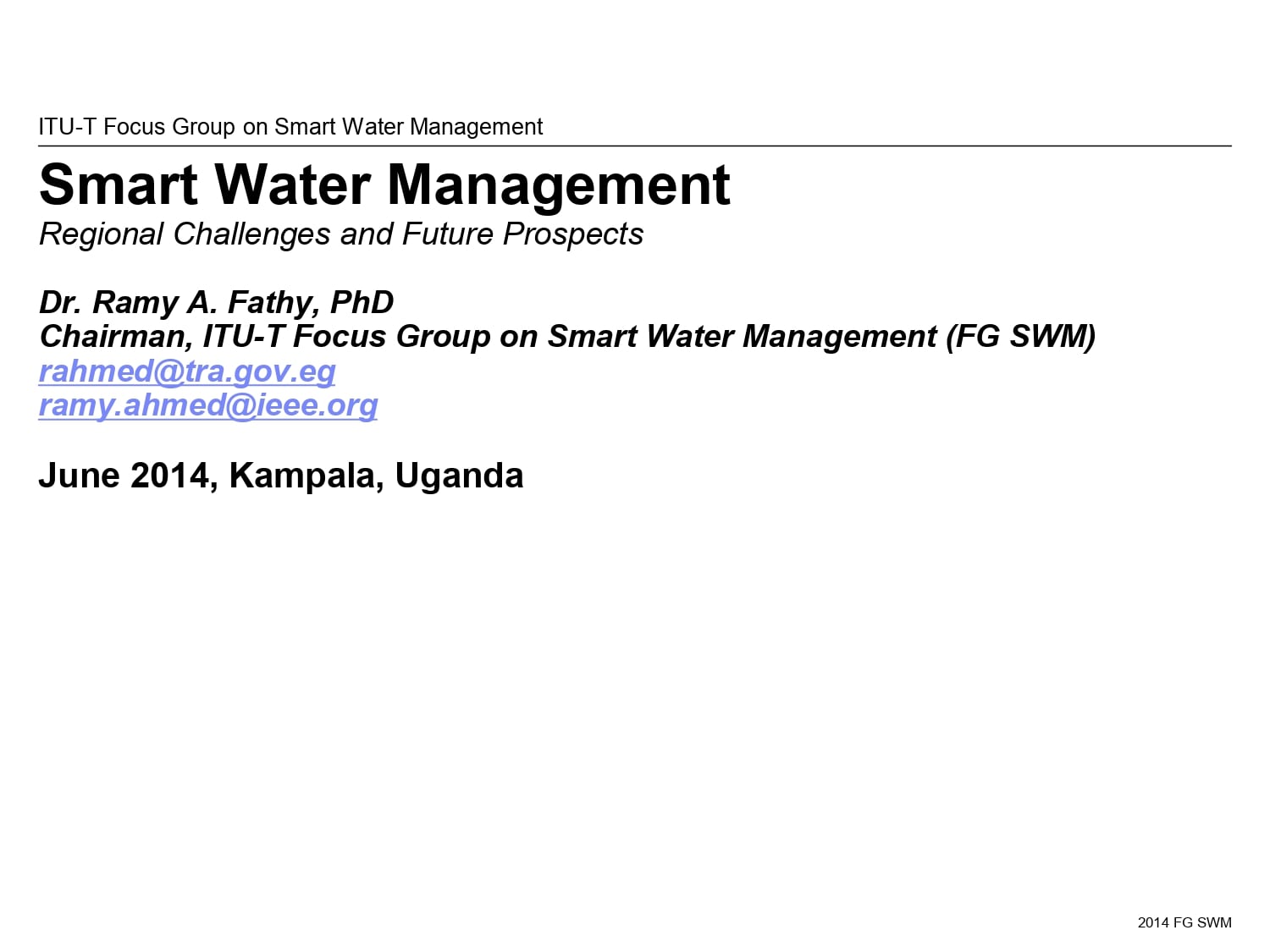 Smart Water Management Challenges and Future Prospects - AquaEnergy ...