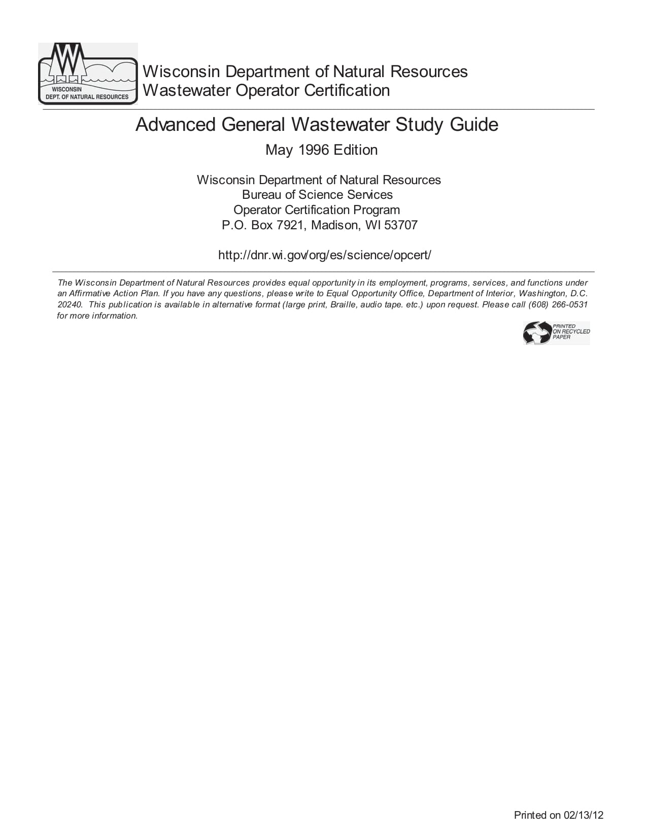 Wastewater Treatment - AquaEnergy Expo Knowledge Hub
