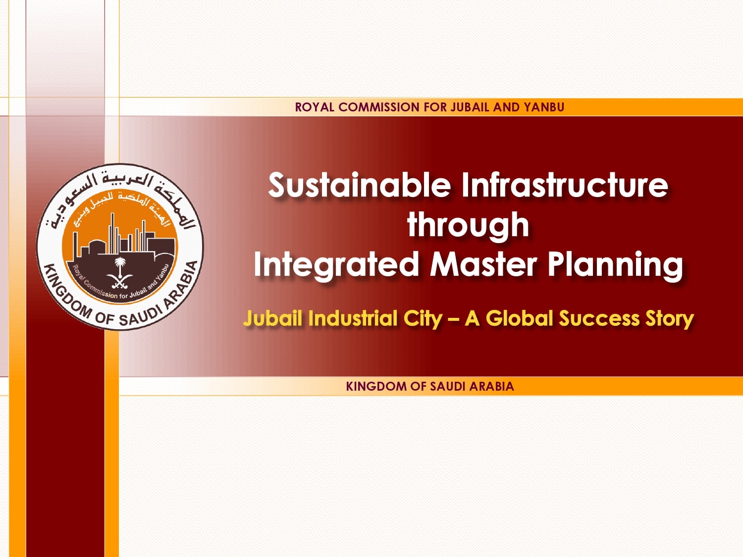 Sustainable Infrastructure Through Integrated Master Planning ...