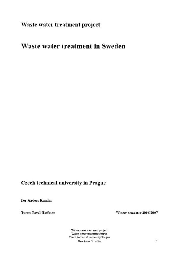 Waste Water Treatment Project - AquaEnergy Expo Knowledge Hub