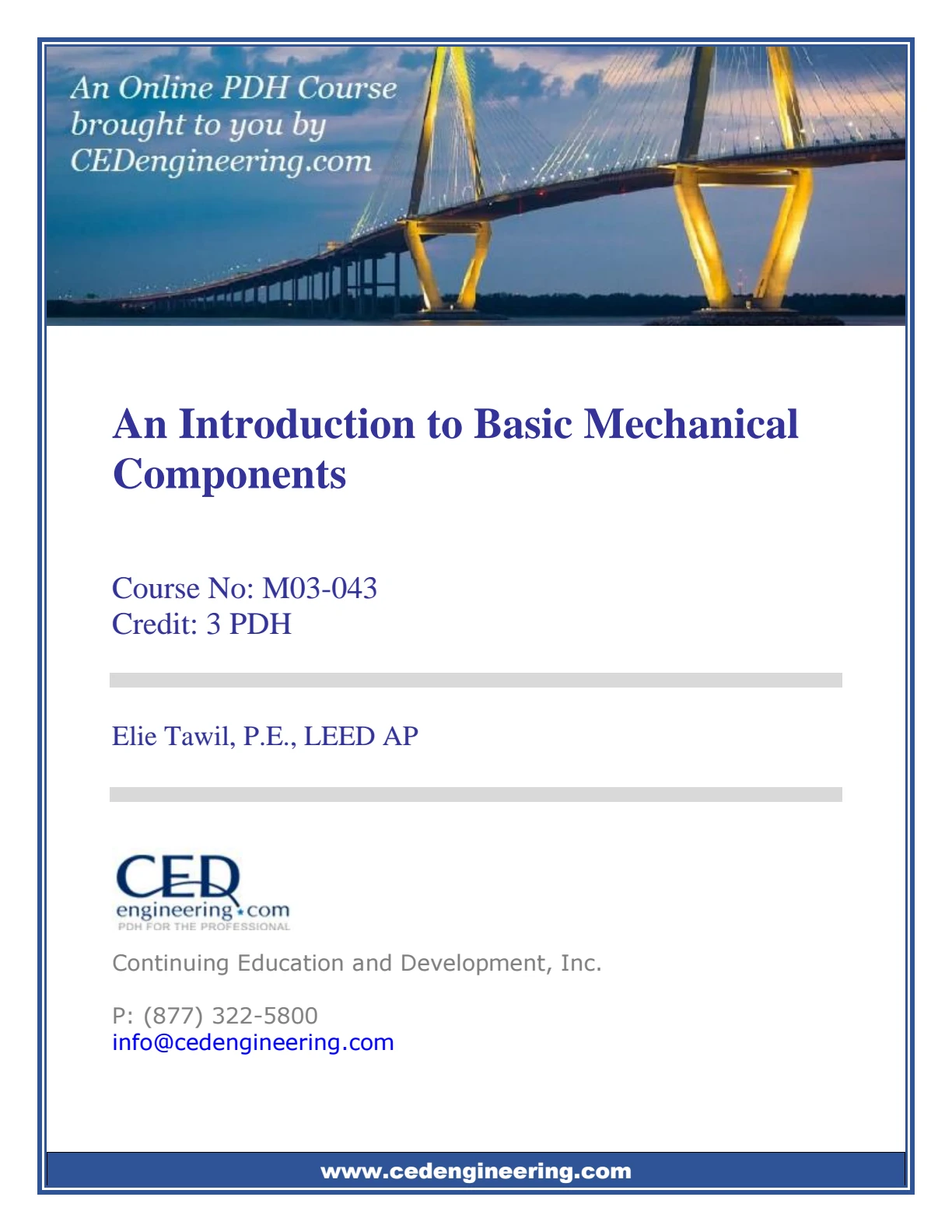 An Introduction to Basic Mechanical Components - AquaEnergy Expo ...
