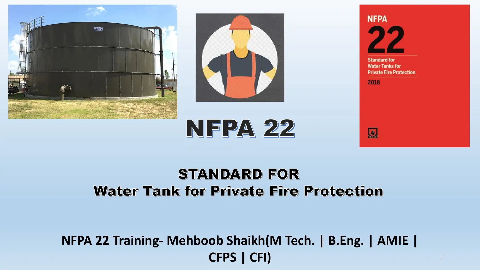 Standard For Water Tank For Private Fire Protection - AquaEnergy Expo ...